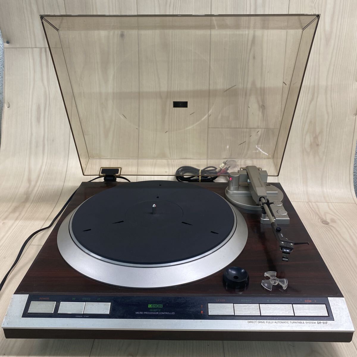 D85 ID-251117-1269 DENON Денон Тёрнстейбл DP-51F Рекордсмен ...